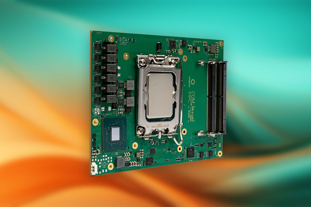 congatec launches new high-performance COM-HPC module for demanding real-time applications ...
